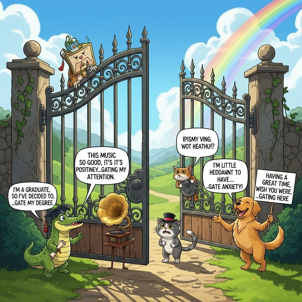 310+ Gate Puns That’ll Swing Your Humor Wide Open 🚪 - Punsplace